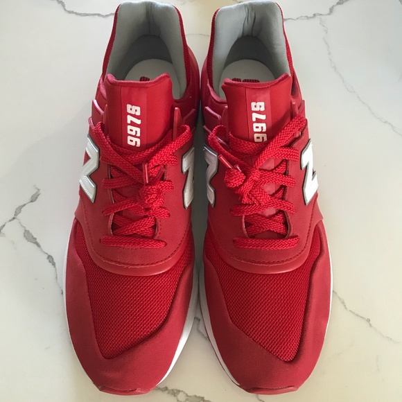 New Balance | Shoes | New Balance Mens 997s Team Red Suede Sneakers ...